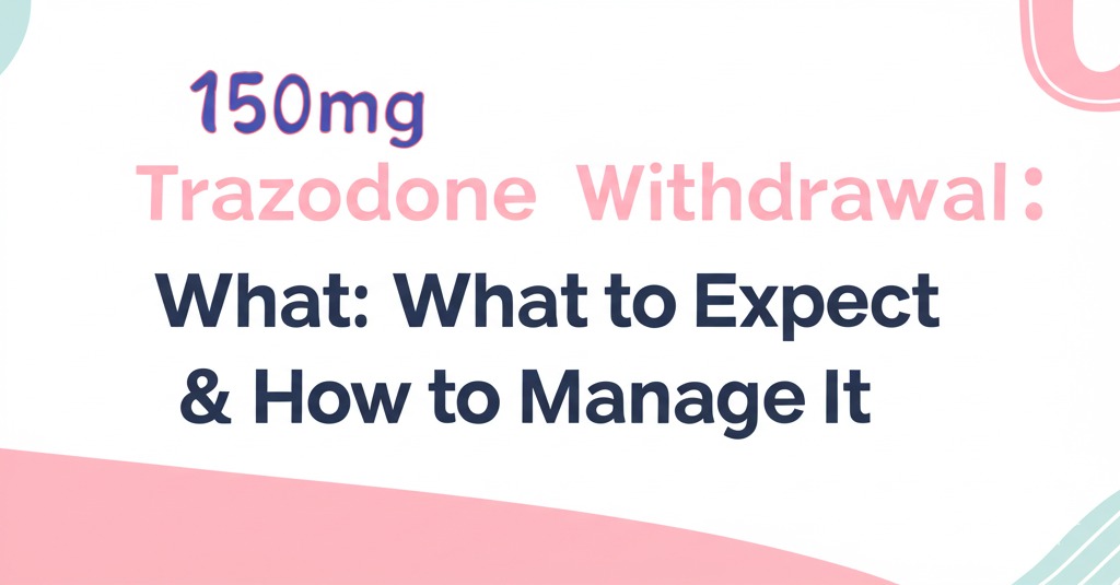 150mg Trazodone Withdrawal: What to Expect & How to Manage It ...