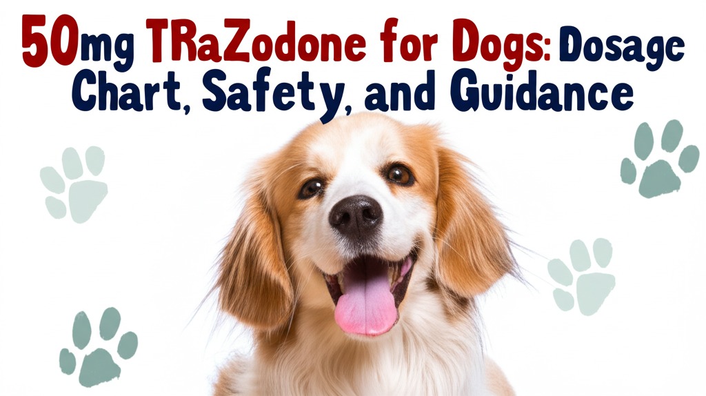 50mg Trazodone for Dogs: Dosage Chart, Safety, and Guidance - TrazodoneSUC